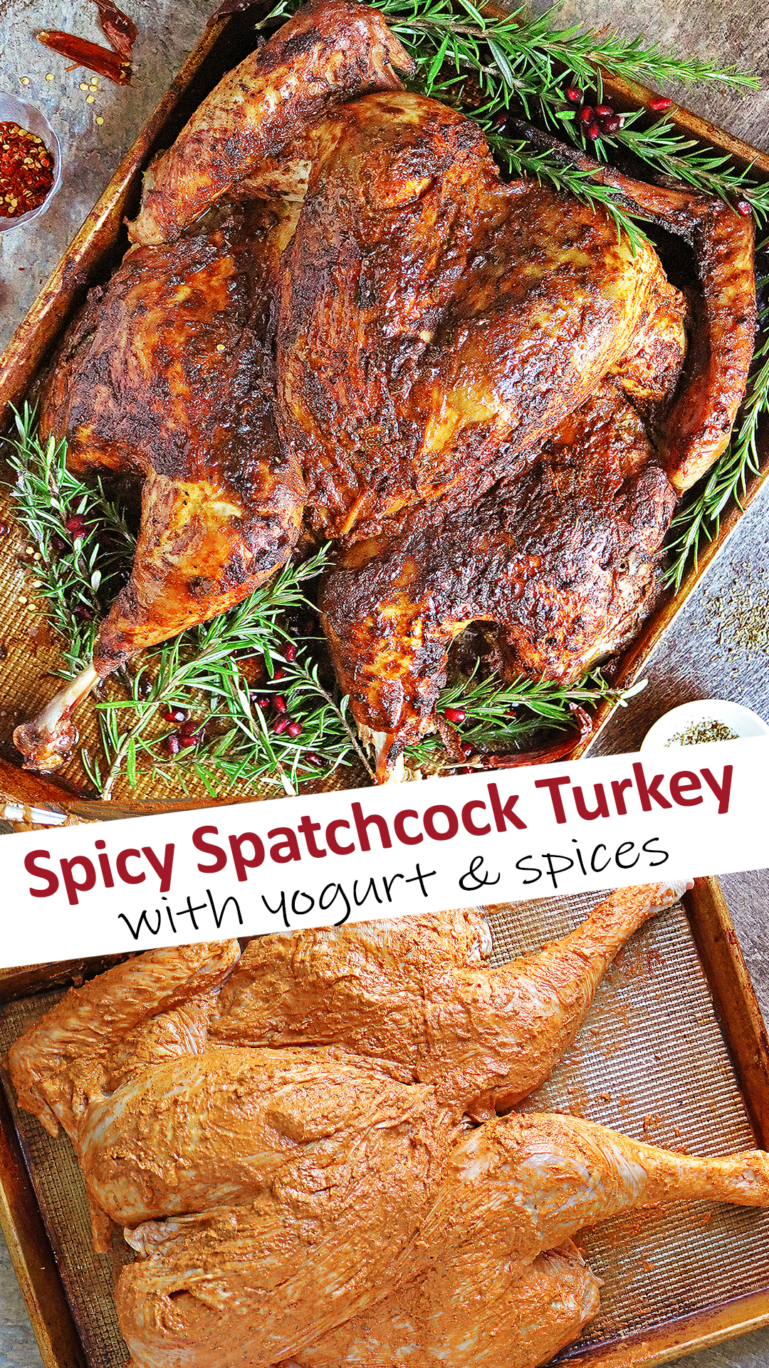 Spicy Spatchcock Turkey - Savory Spin